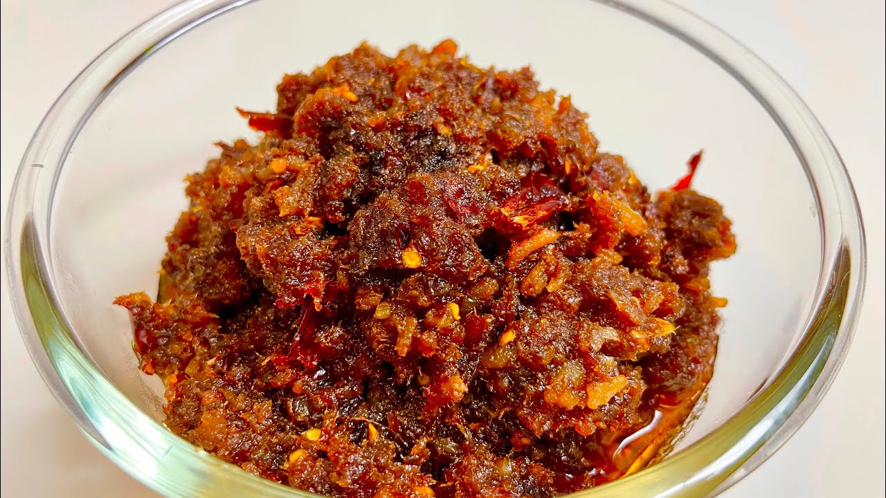 Dried Prawn Balachaung. Naw Naw Kitchen. - YouTube