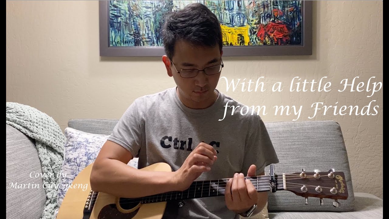 With a Little Help from my Friends - Beatles (guitar tribute cover ...