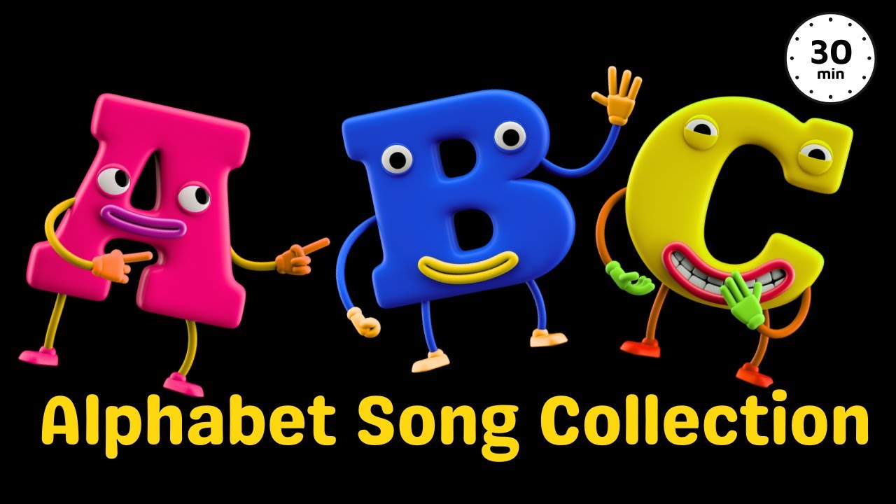 30-Minutes Super Fun ABC Song for Kids🎵 Colorful Alphabet Adventure A–Z ...