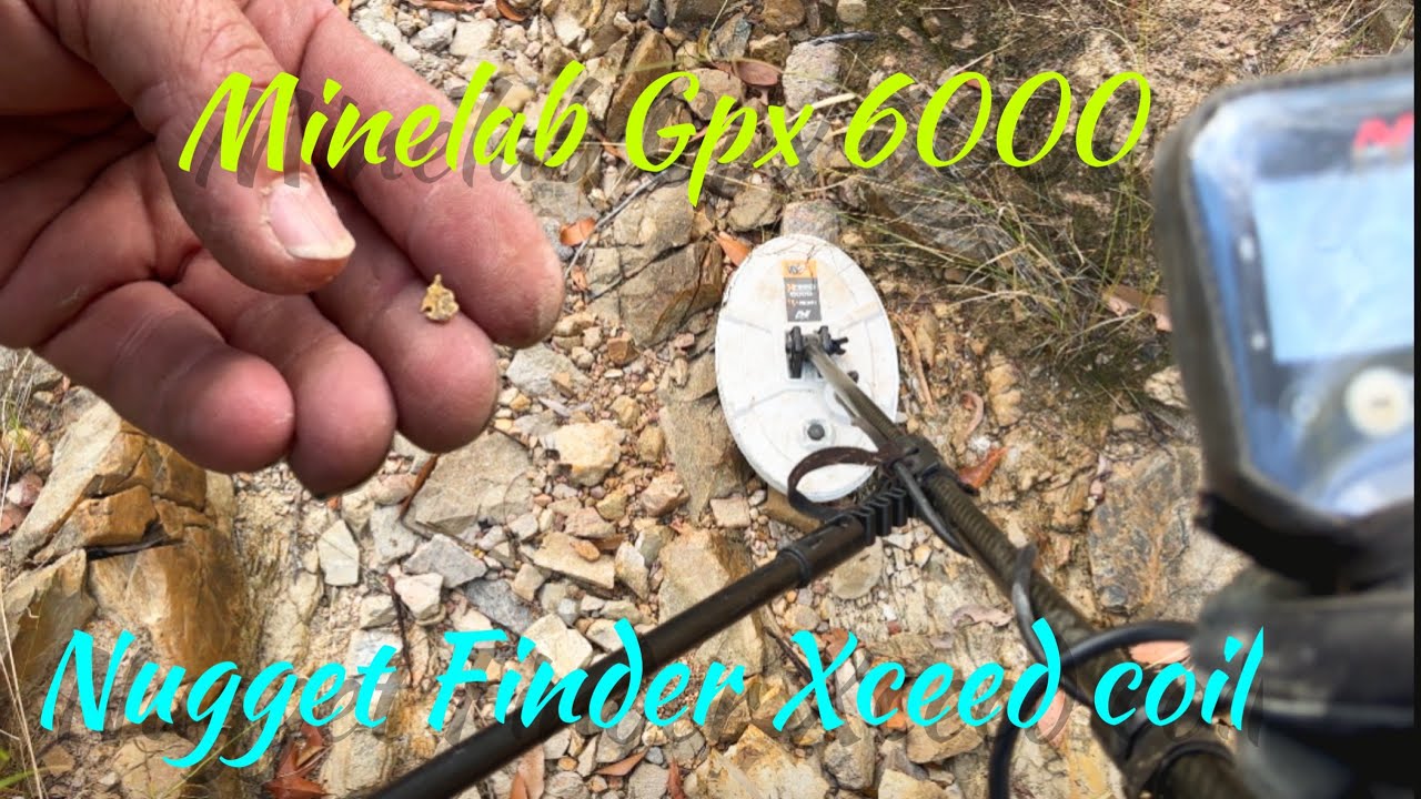 Minelab Gpx 6000 with the Nugget Finder Xceed coil - YouTube