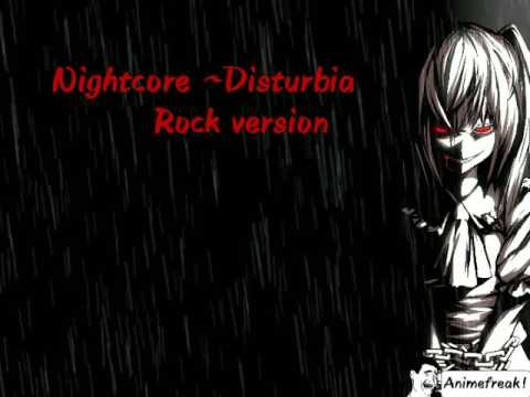 Nightcore ~ Disturbia (Rock version) - YouTube