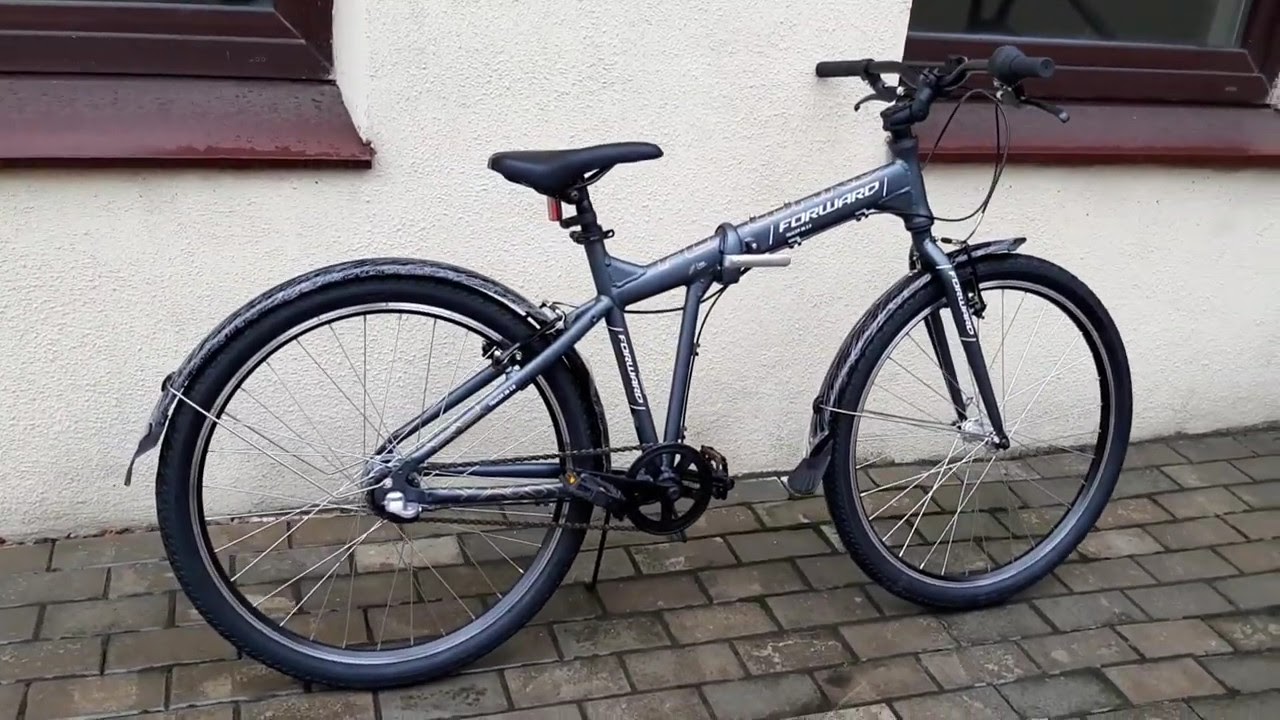 Обзор велосипеда Forward Tracer 26 3.0 серый - YouTube