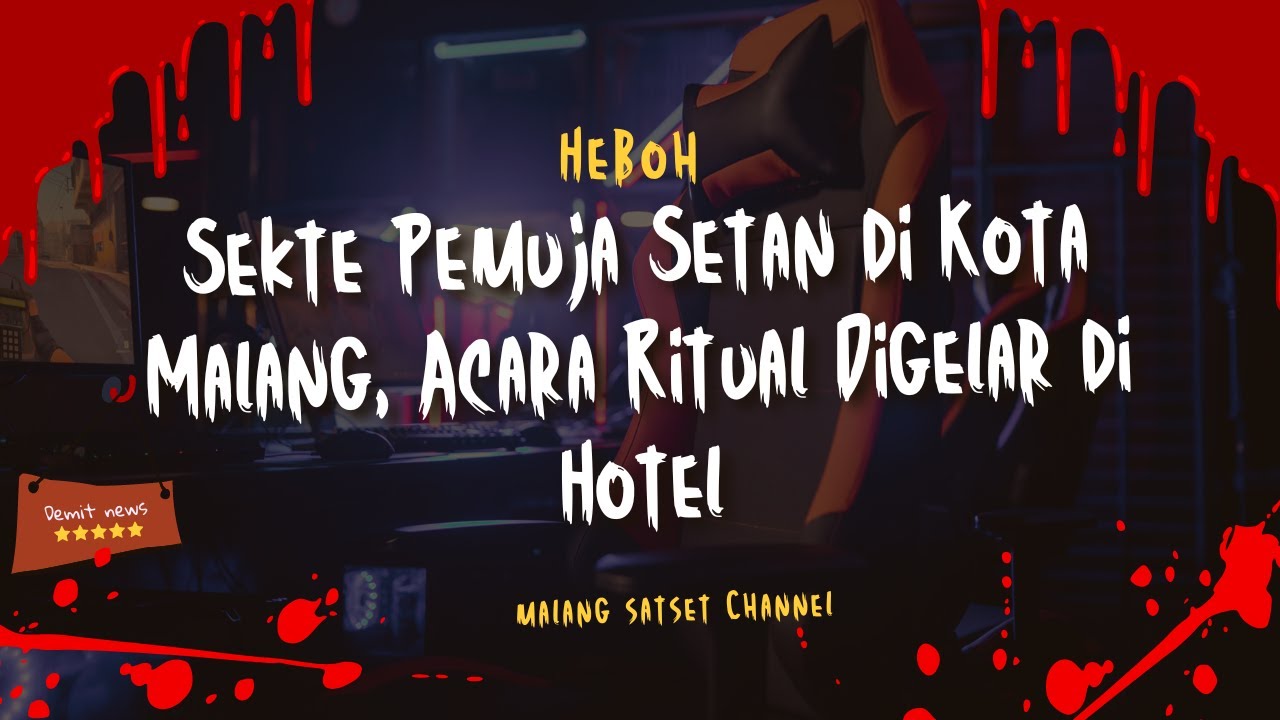 Heboh Sekte Pemuja Setan di Kota Malang, Acara Ritual Digelar di Hotel ...