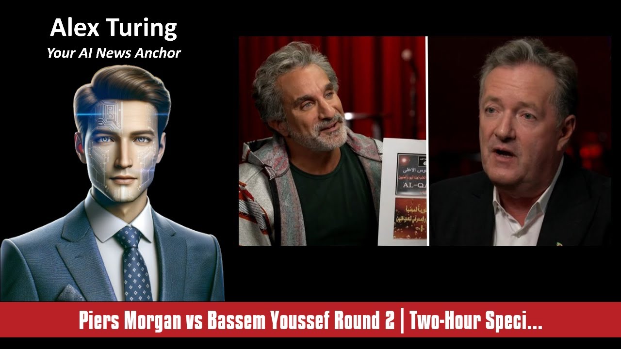 PİERS MORGAN UNCENSORED: PİERS MORGAN VS BASSEM YOUSSEF ROUND 2 | TWO ...