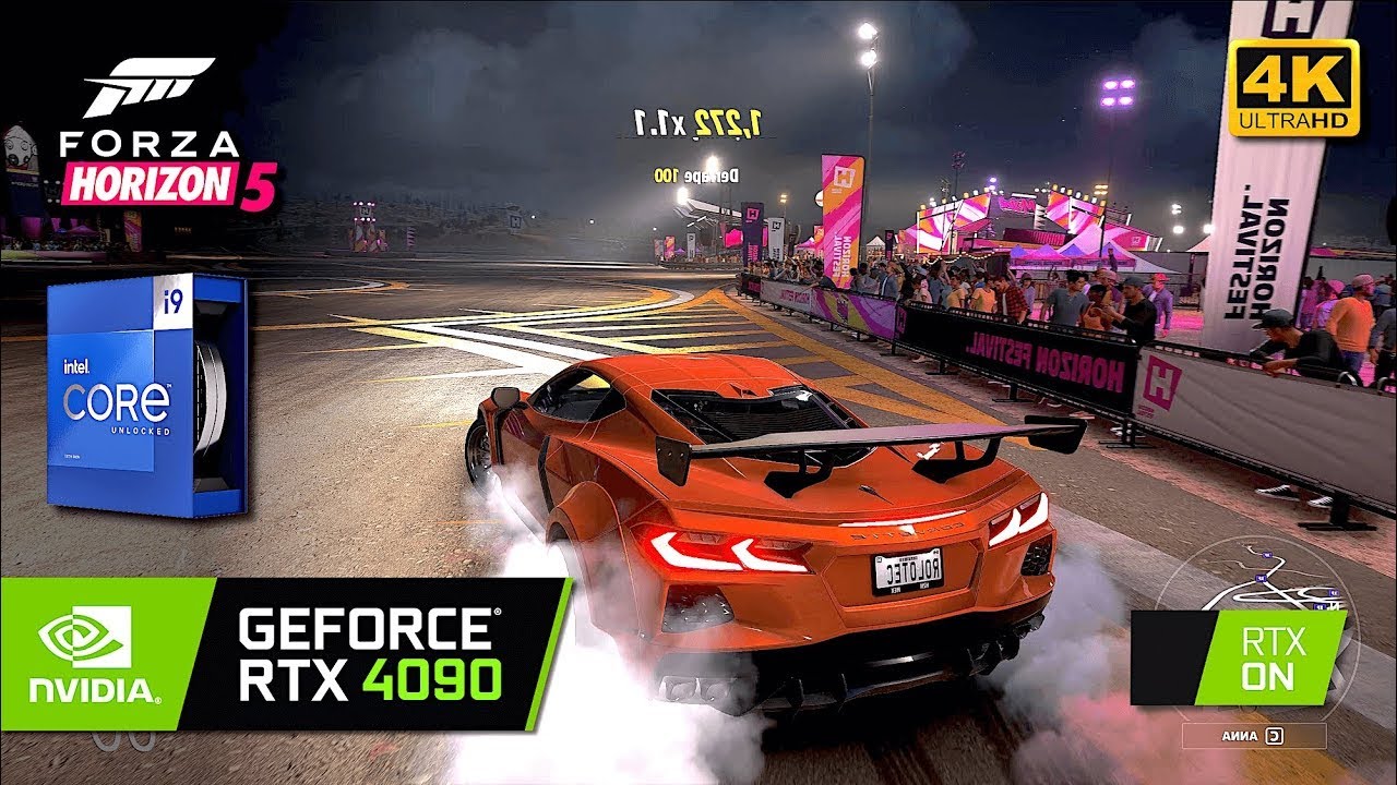 Forza Horizon 5 RTX 4090 24GB ( 8K Maximum Settings RTX ON DLSS ON ...
