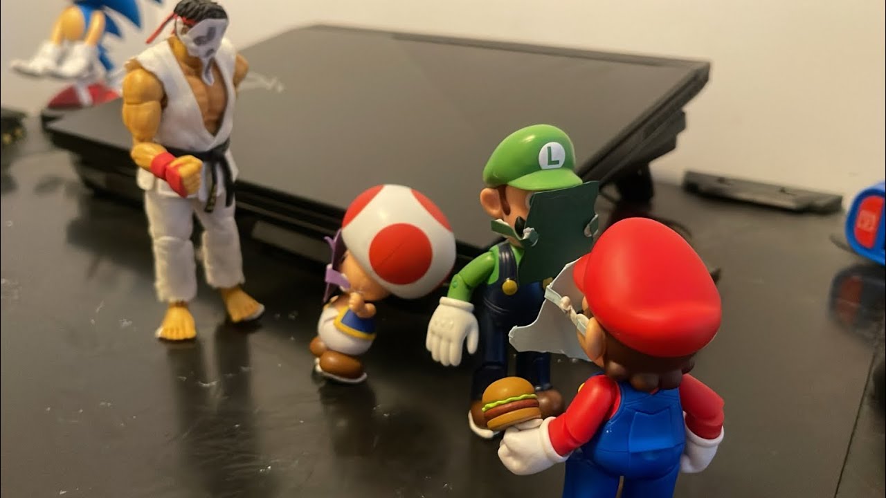 Luigi’s big scare (stop motion #animationjam25 ) - YouTube