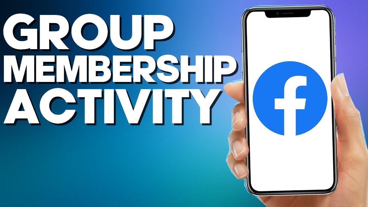 How to Manage Group Membership Activity on Facebook Mobile App - YouTube