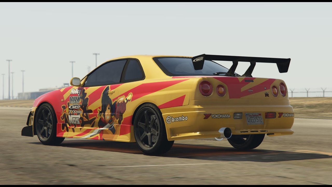 NISSAN GT-R R34 ЛЮТО ДАЛ УГЛА BEAMNG DRIVE - YouTube