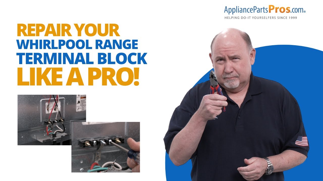 How To Replace A Whirlpool Electric Range Terminal Block - YouTube