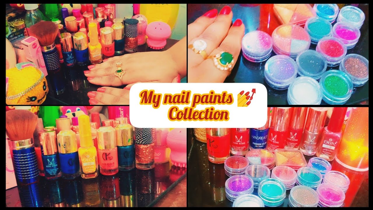 My nail polishes 💅 color||Must you have! nail paints||my nail paints ...