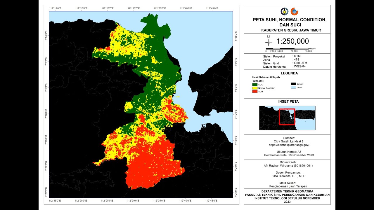 Pembuatan Peta Surface Urban Heat Island dengan Informasi Land Surface ...