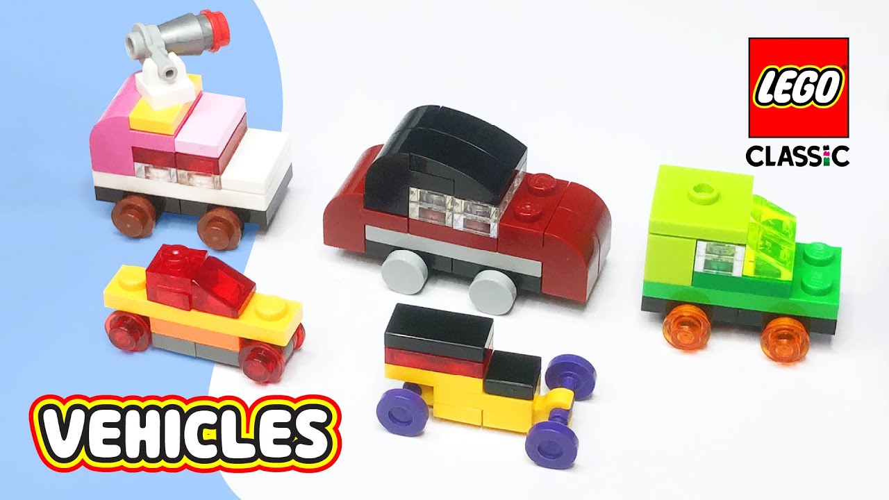 LEGO MINI VEHICLES 04 - TUTORIAL (Lego Classic Style) - YouTube