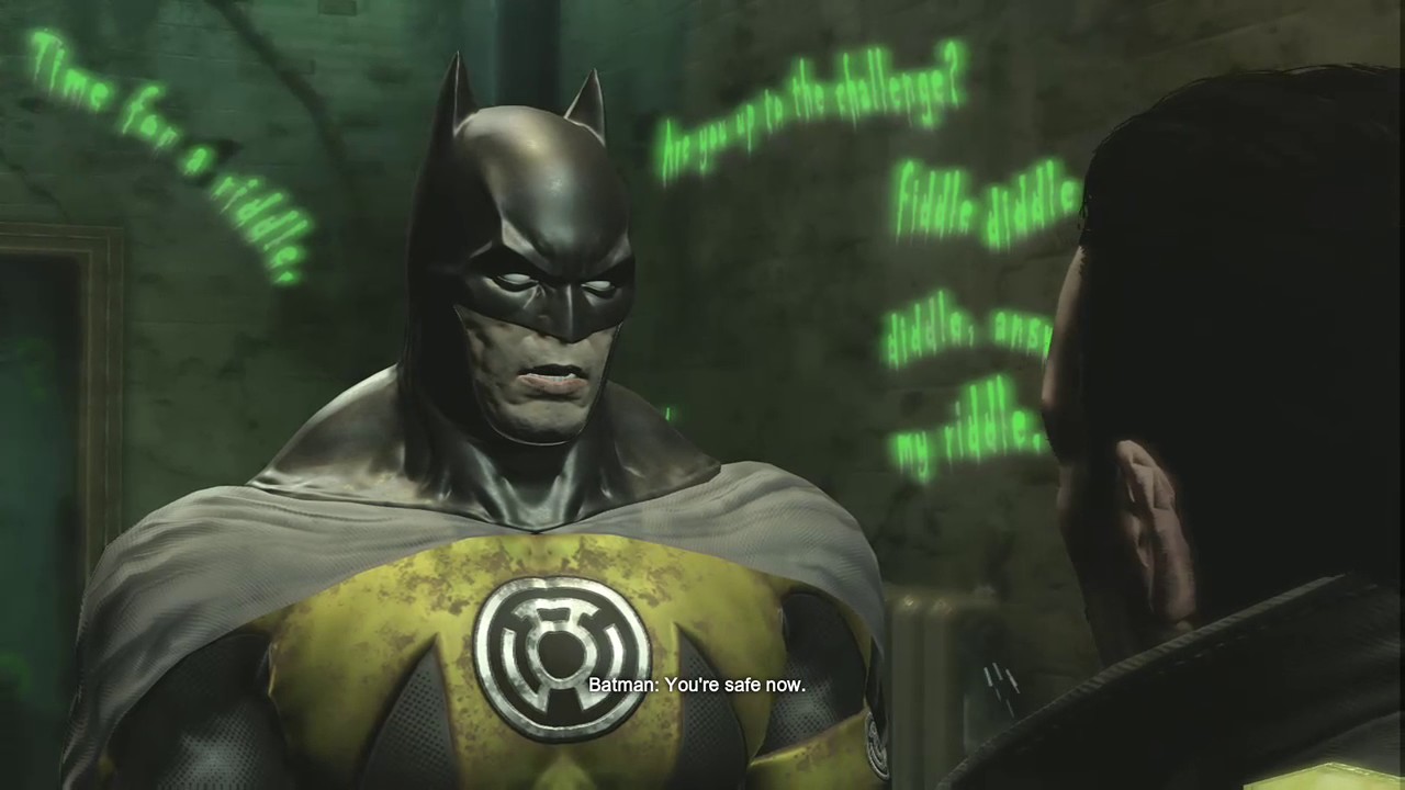 Batman: Return to Arkham - Arkham City Riddler Hostage - YouTube