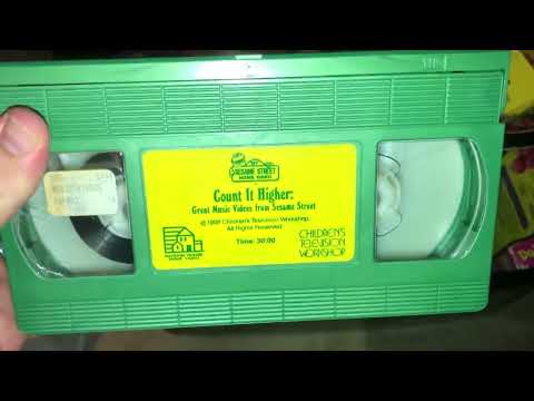 Sesame Street Count It Higher Great Music Videos From Sesame Street 1988 VHS 