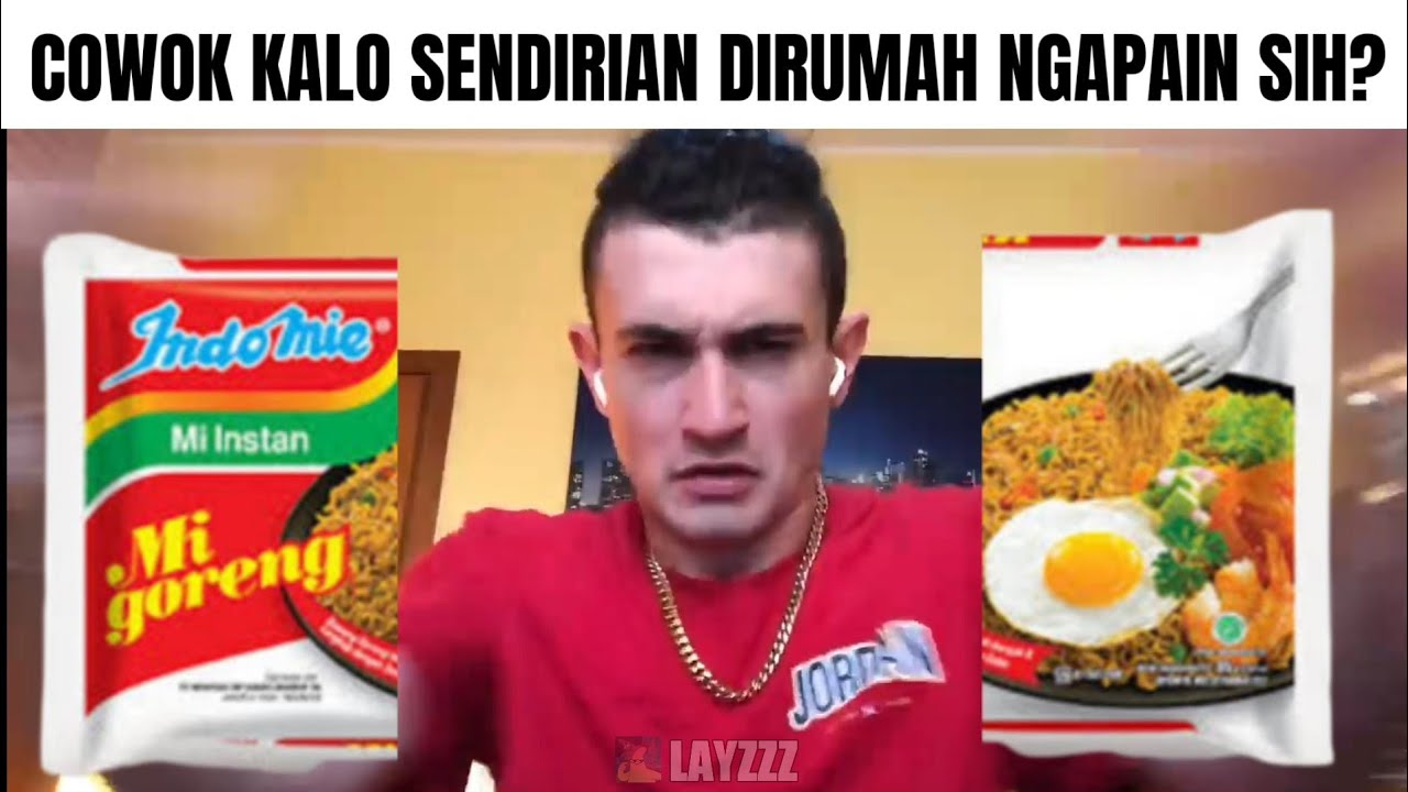 Cowok kalo Sendirian di Rumah... (Azel Meme) - YouTube