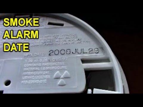 Dangerous Smoke Fire Alarm, How to Identify Expiration Date - YouTube