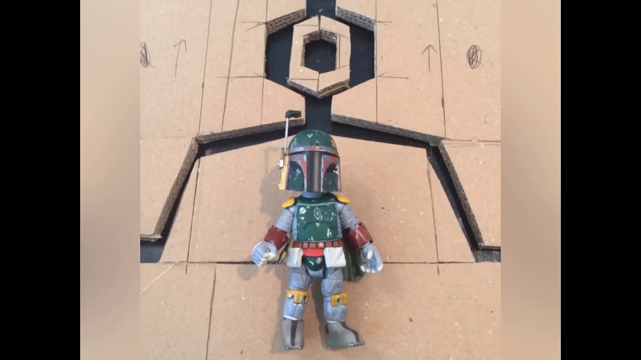 Cardboard Creations - Boba Fett - YouTube