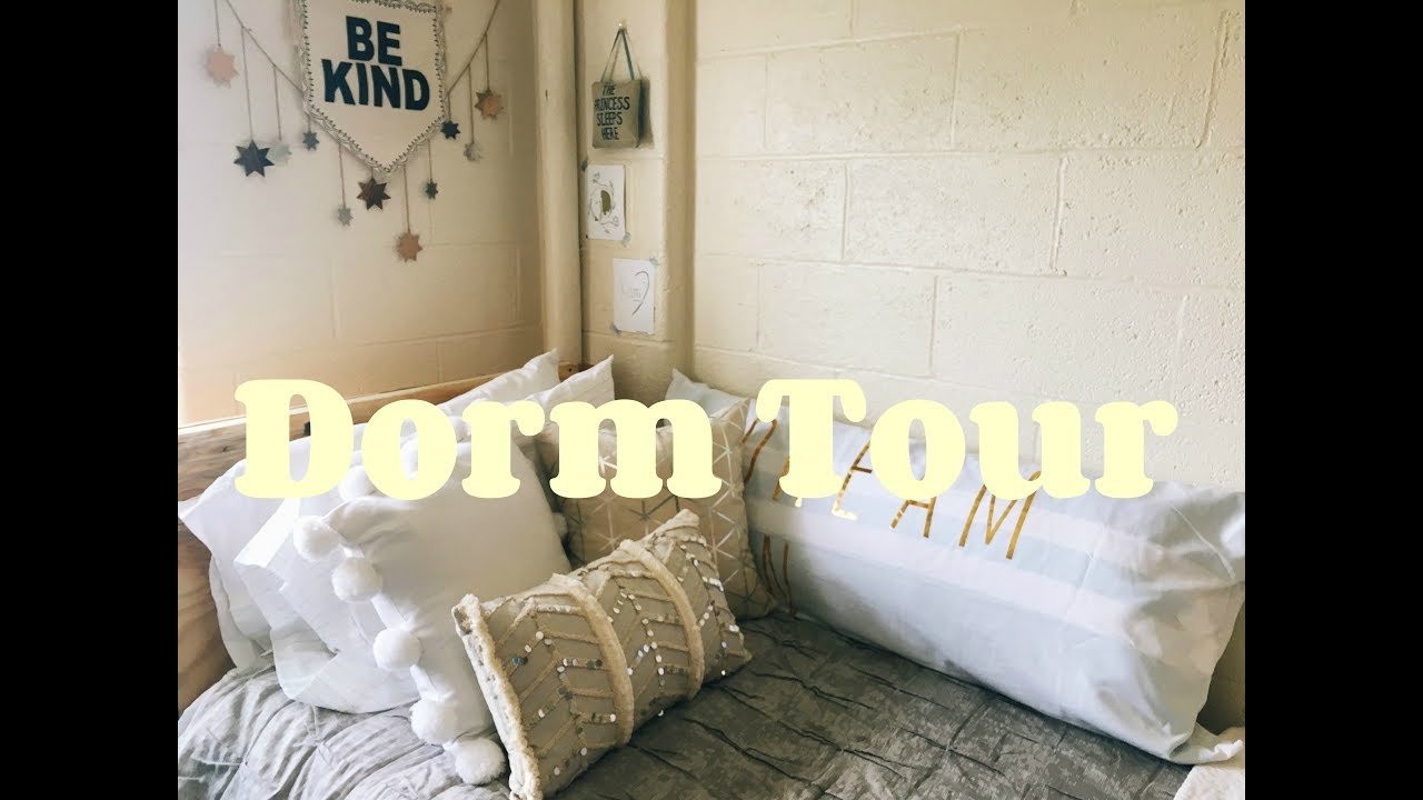 University of Maryland Dorm Tour 2017 - Neutral Color Palette - YouTube
