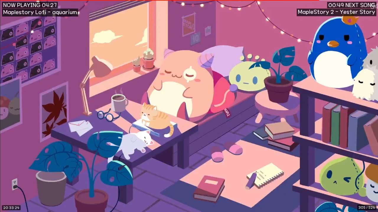 [248] maplestory bgm 08/03/23 20:33-04:45 - YouTube