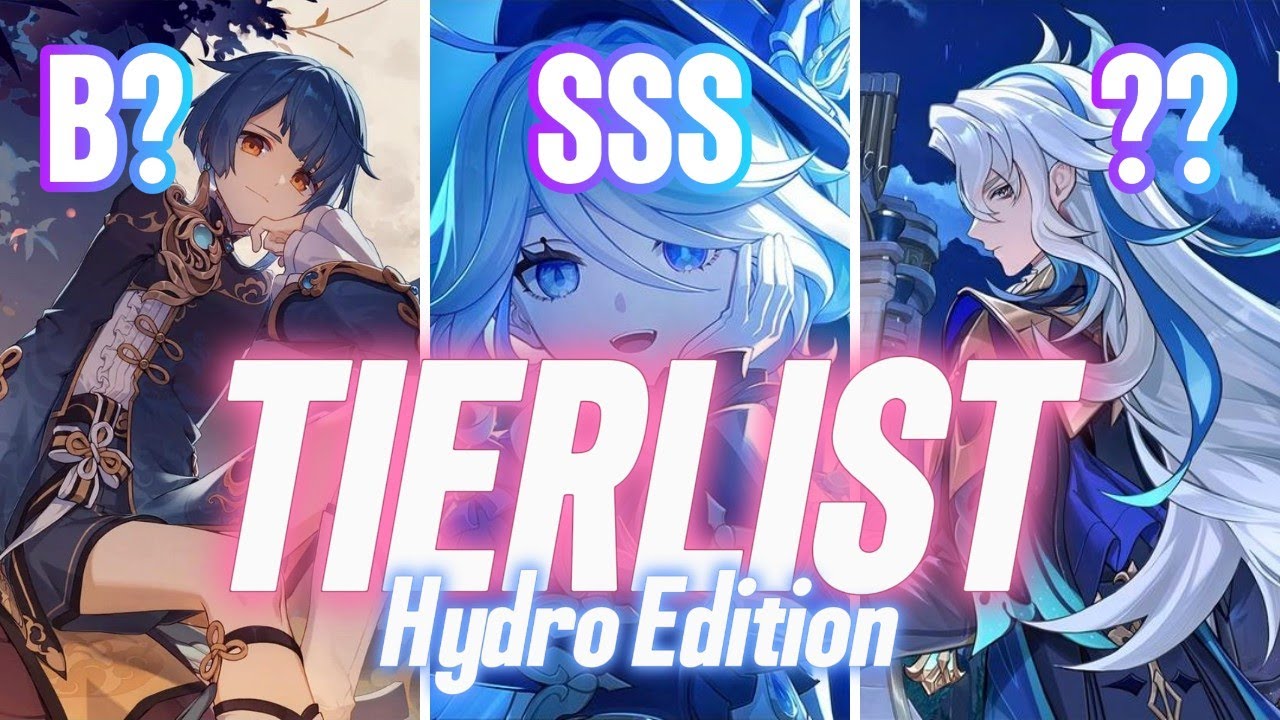 RANKING ALL HYDRO CHARACTERS | Genshin Impact 4.2 - YouTube