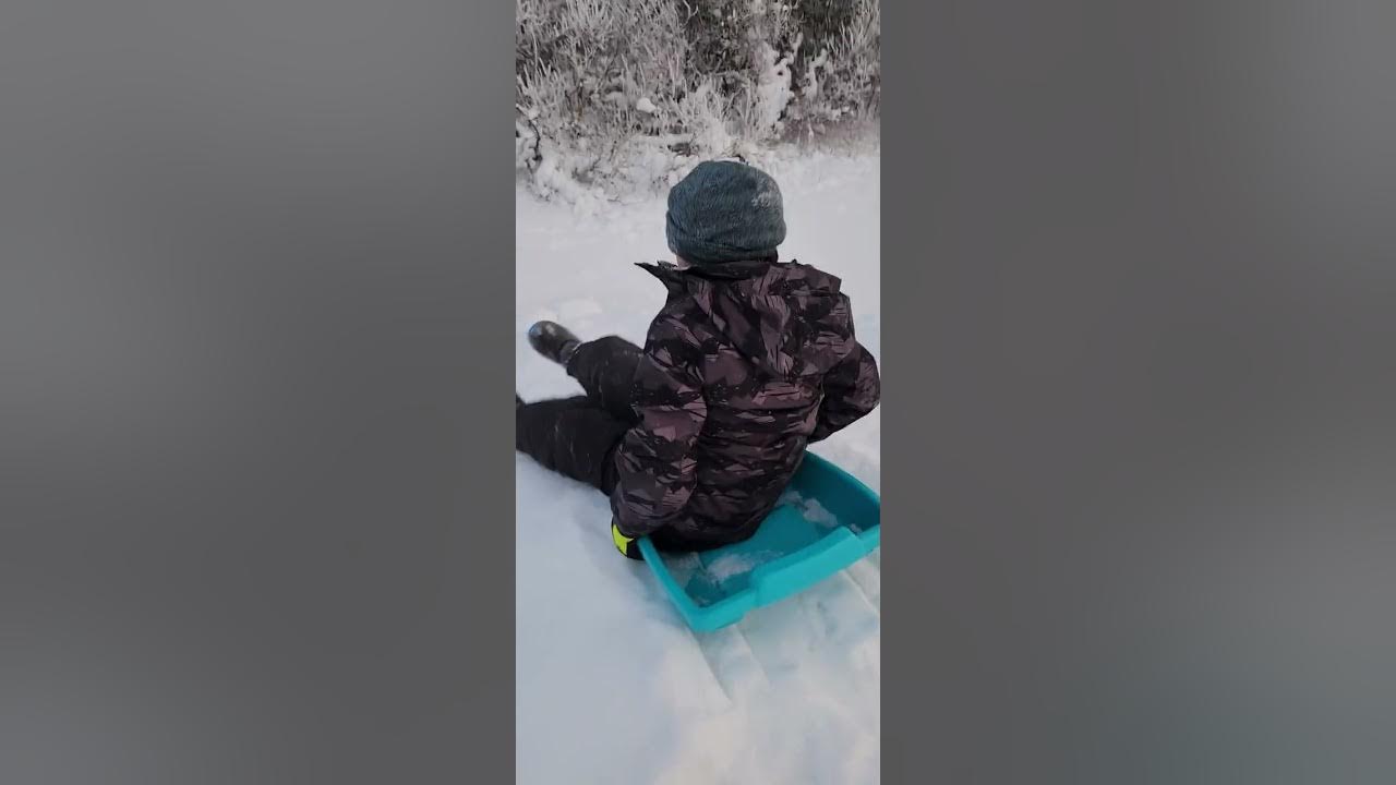 Sledding Science Research Friction and Speed - YouTube