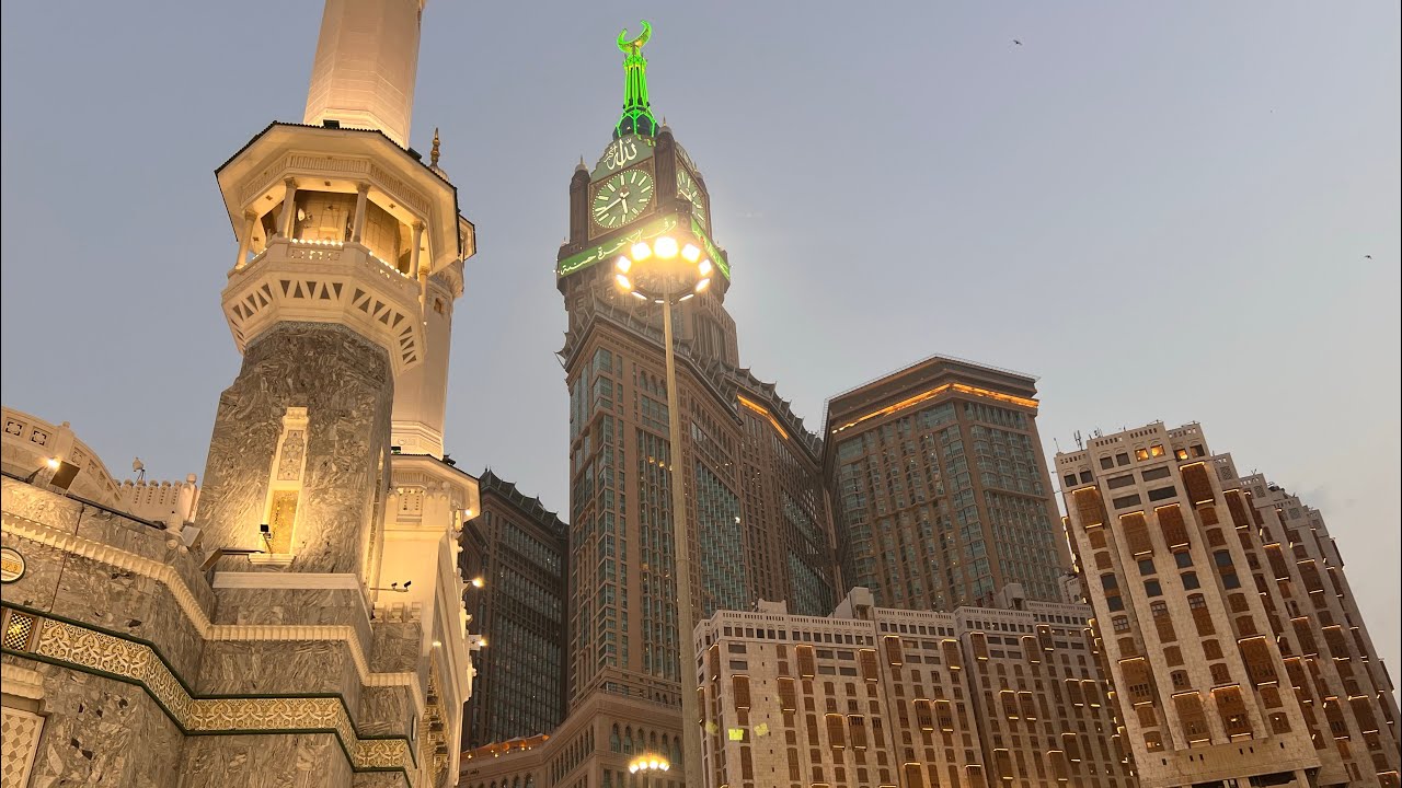 Adhan Maghrib Masjid Al Haram 02.12.2023 مسجد الحرام مکه مکرمه - YouTube