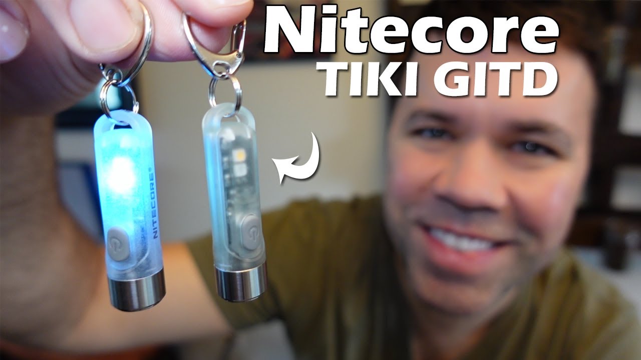 Nitecore TIKI GITD Review | Futuristic High Output Mini Keychain Light ...