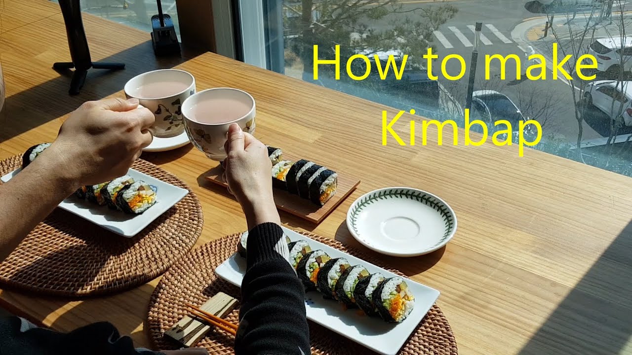 How to make Korean gimbap with Musubi Maker - YouTube