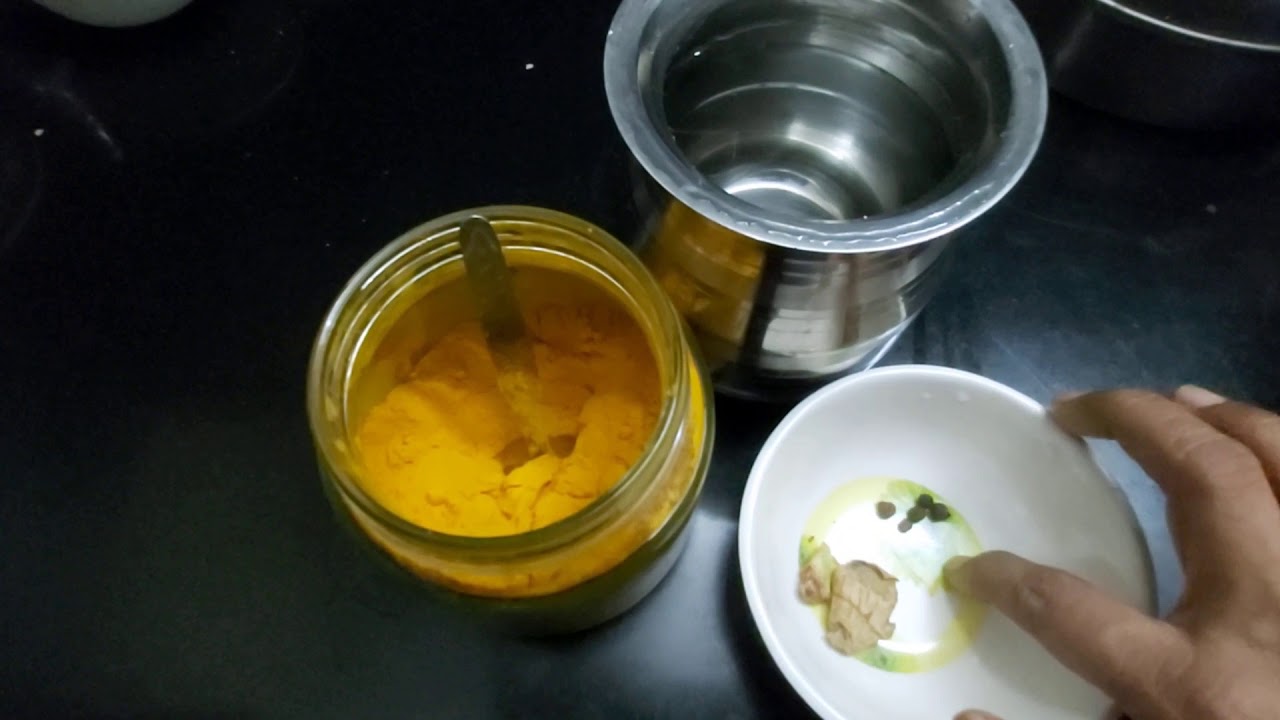 Herbal ginger, pepper and haldi drink - YouTube