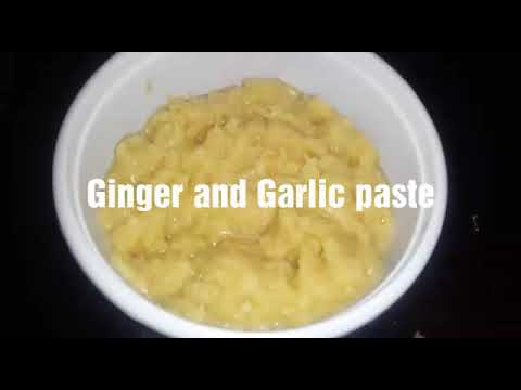 Ginger and Garlic paste | Allam Velluli Paste - YouTube