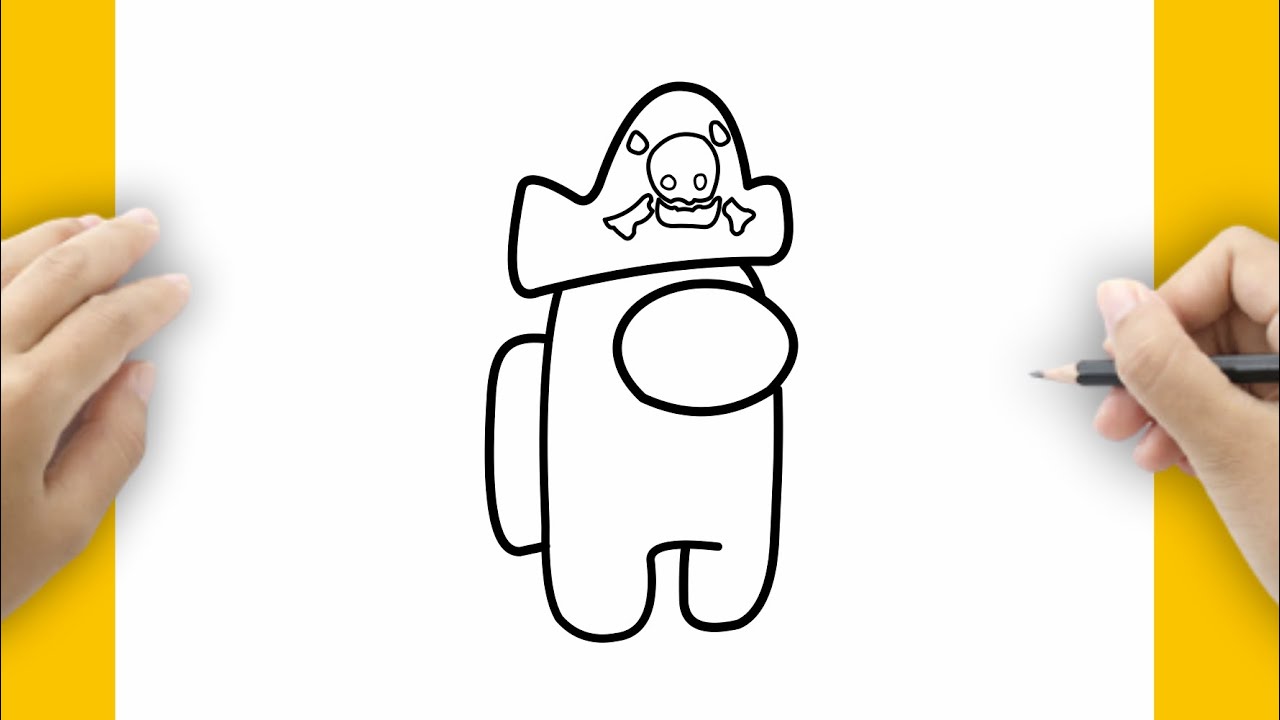 HOW TO DRAW PIRATE FROM AMONG US - YouTube