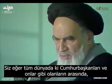 Ayetullah İmam Humeyni İmam Hamaney'i anlatıyor