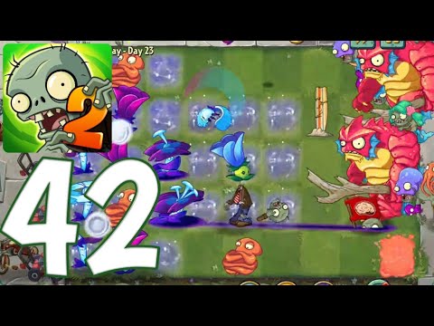 Plants vs zombies 2 - Gameplay walkthrough part 42 - Modern Day: Days 14-23 (ios, android)