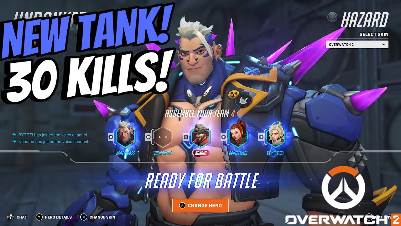 NEW TANK "HAZARD" IS NOW IN THE GAME! (OVERWATCH 2) #overwatch2 # ...