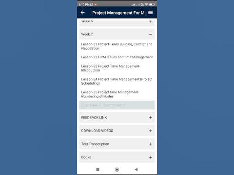 #nptel 7th assignment solution for project management for manager #projectmanagement # ...