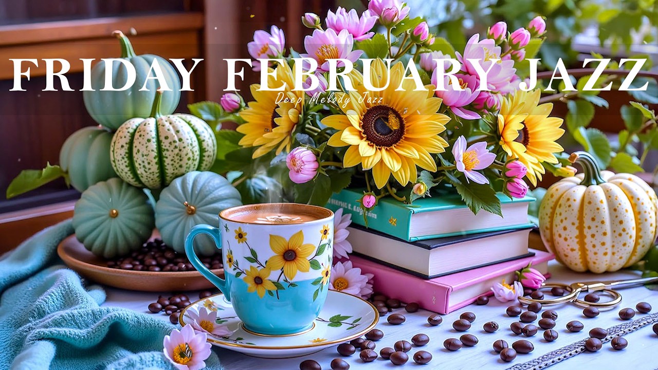 Friday February Jazz & Bossa Nova ☕ Relaxing Instrumental Café Music ...