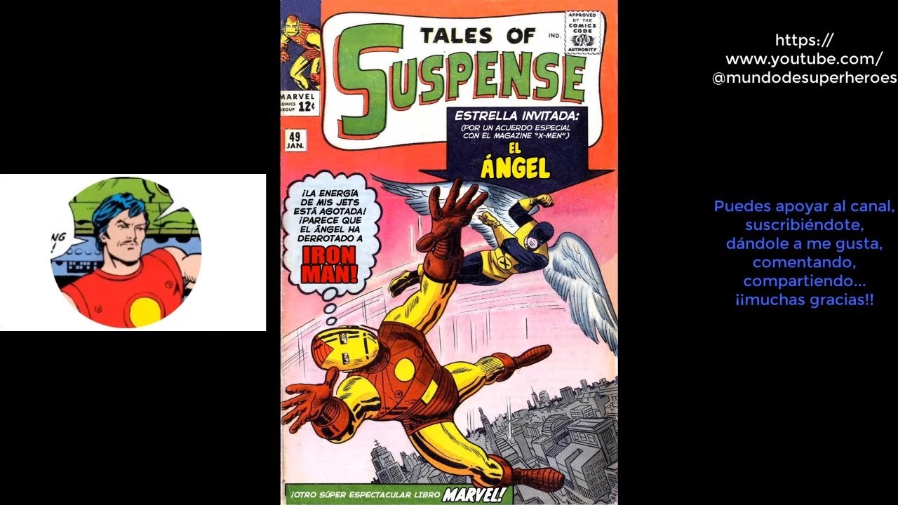 Iron Man vs El Ángel. (Iron Man) Tales of Suspense #49. Cómic narrado ...