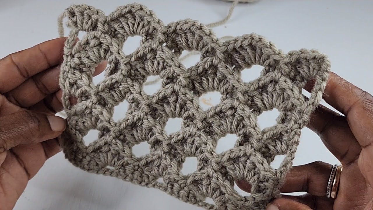 EASY Crochet 3D Stitch | How to Crochet - YouTube