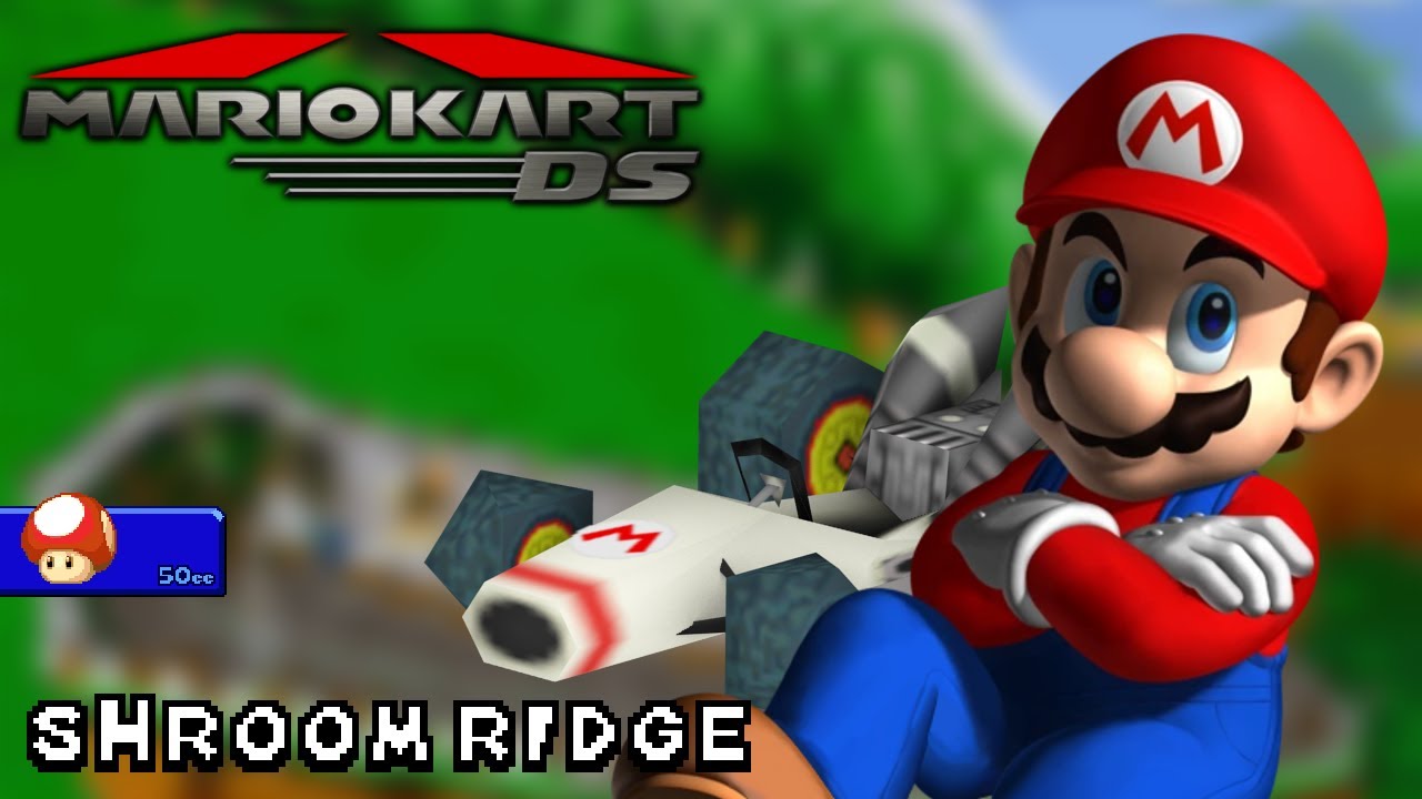 Mario Kart DS - 50cc - Mario - B Dasher - Shroom Ridge | Ep. 8 - YouTube