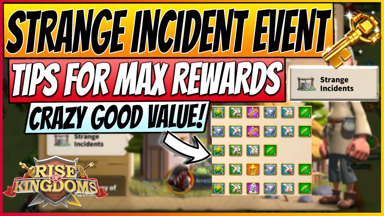 NEW EVENT Strange Incidents Guide | GET INSANE REWARDS AND ACTION ...