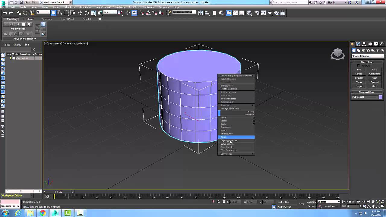 3ds Max 10-06 Converting Primitives into NURBS Surfaces - YouTube