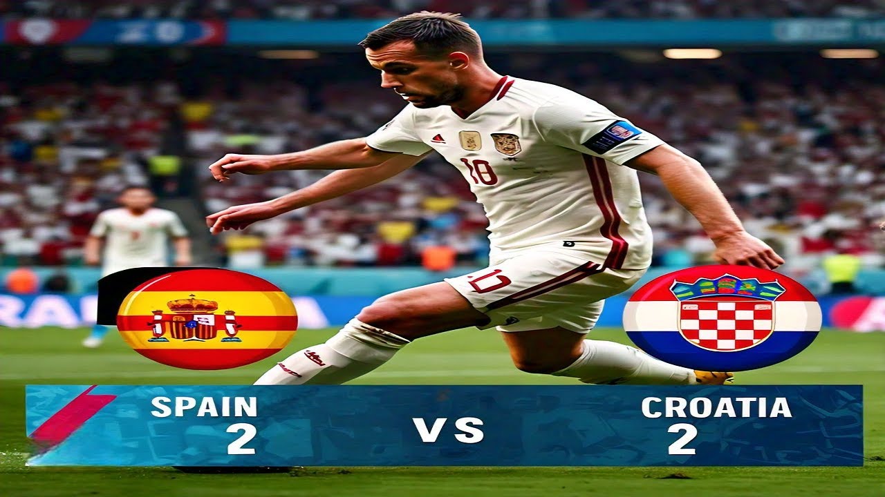 Spain Vs Croatia | Group Stage | Match Highlights | 2024 UEFA Euro ...