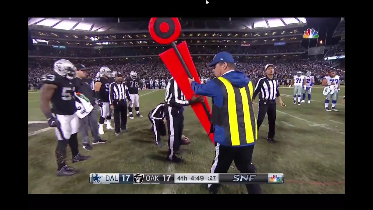 Did they Get the 4th Down conversion Dallas Cowboys Vs Oakland Raiders ...
