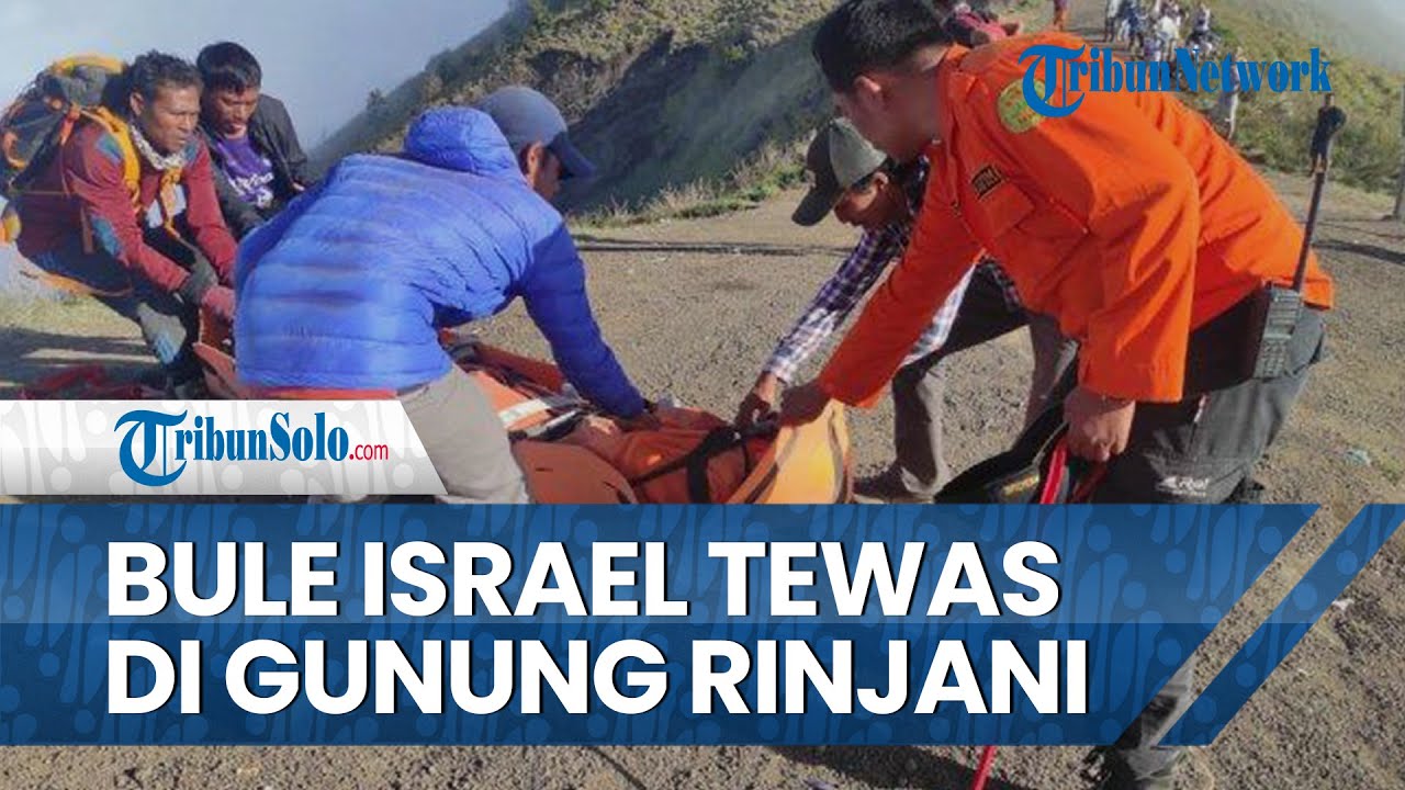 Jasad Bule Israel Dievakuasi Tim SAR Mataram, Diduga Terperosok Jurang Gunung Rinjani saat ...
