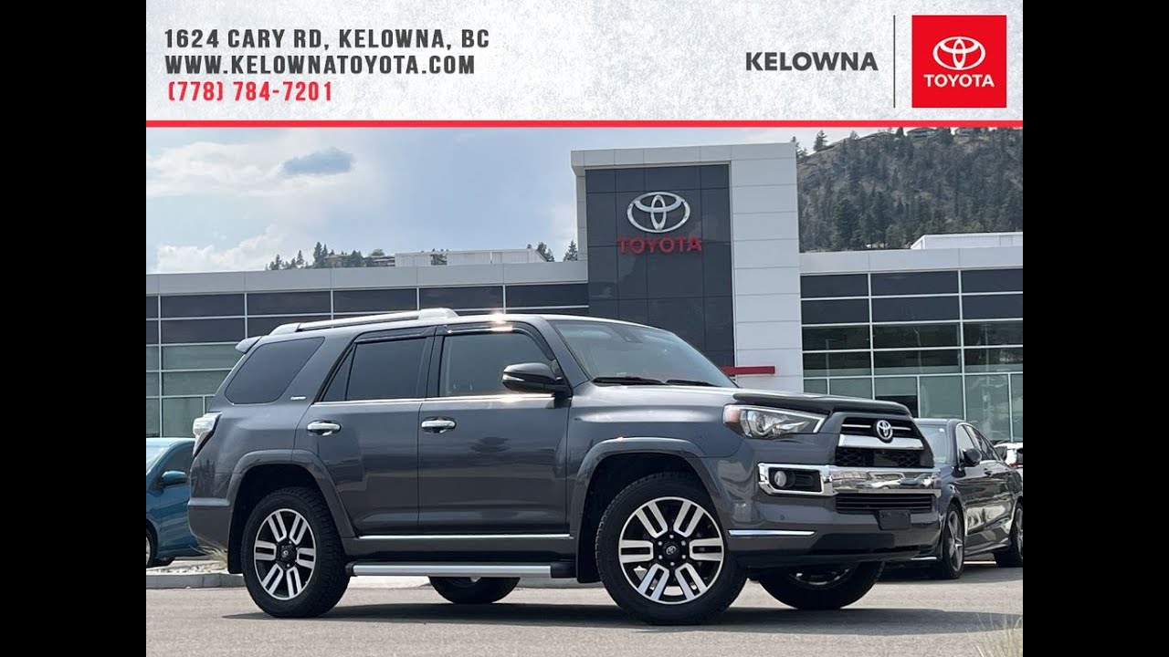 Grey 2022 Toyota 4Runner LIMITED Review Kelowna BC - Kelowna Toyota ...
