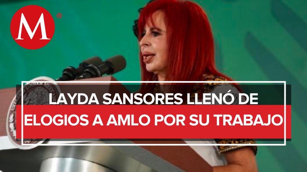 Layda Sansores elogia a AMLO en La Mañanera: "el más mejor Presidente" - YouTube