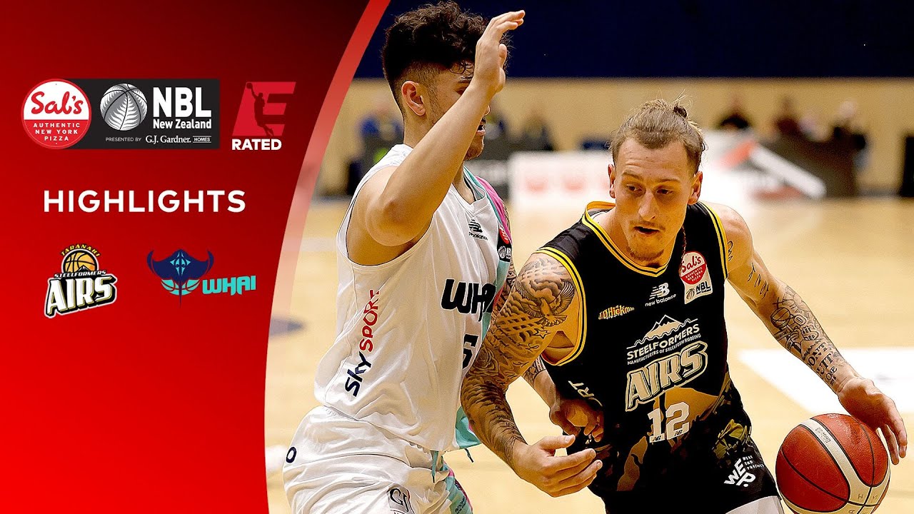 HIGHLIGHTS | Taranaki Airs v Whai | Sal's NBL Round 3 | Sky Sport NZ ...