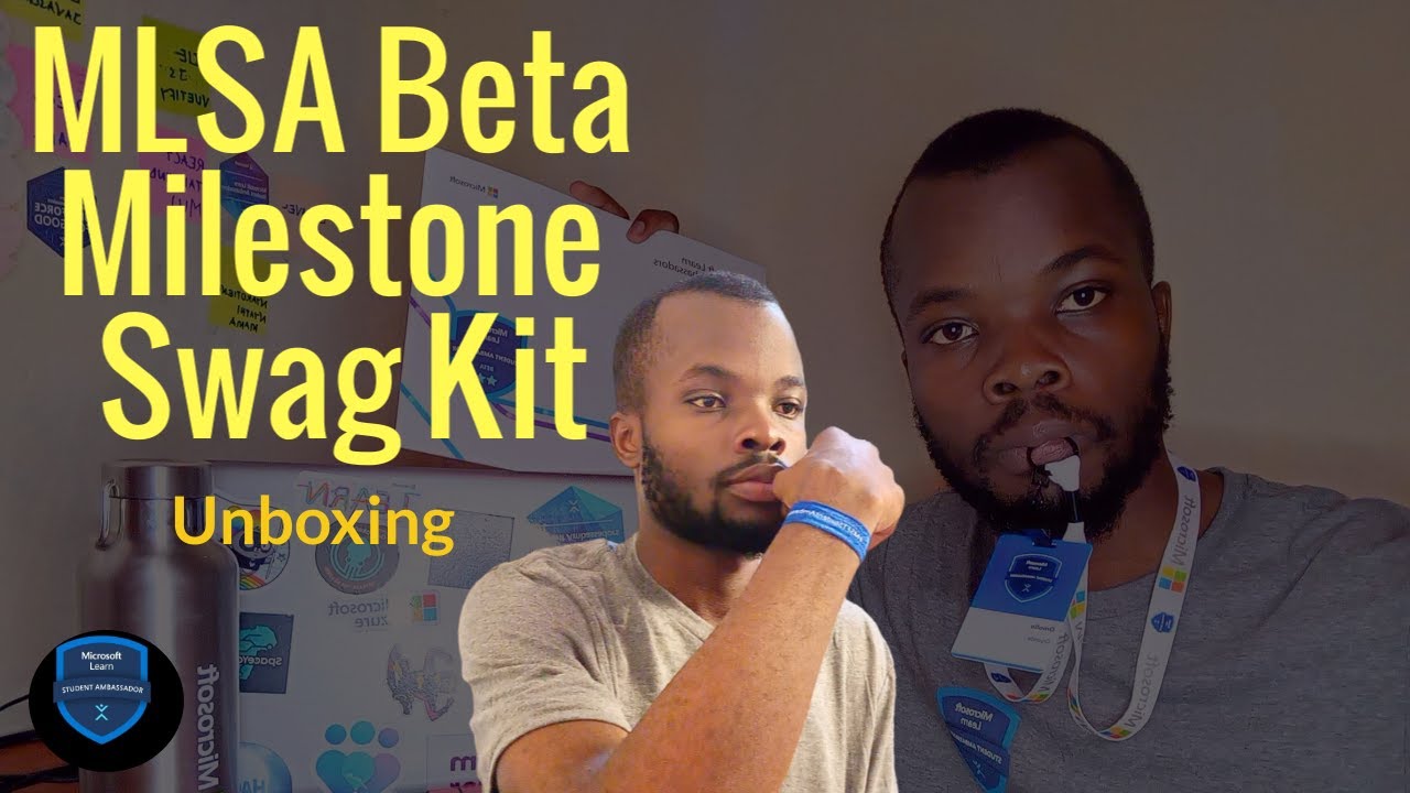 Unboxing Microsoft Learn Ambassador Beta Milestone Swag Kit - YouTube