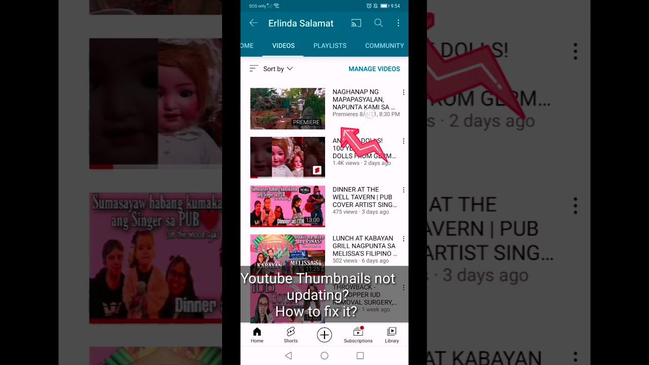 HOW TO FIX YOUTUBE THUMBNAIL NOT CHANGING OR UPDATING #SHORTS - YouTube