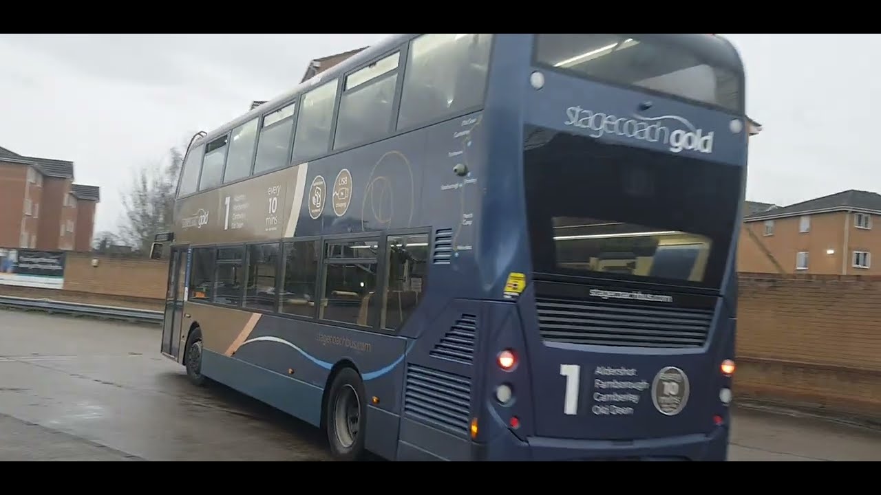 Here is the stagecoach Gold 10772 on the number 1 in Aldershot Monday 6 ...